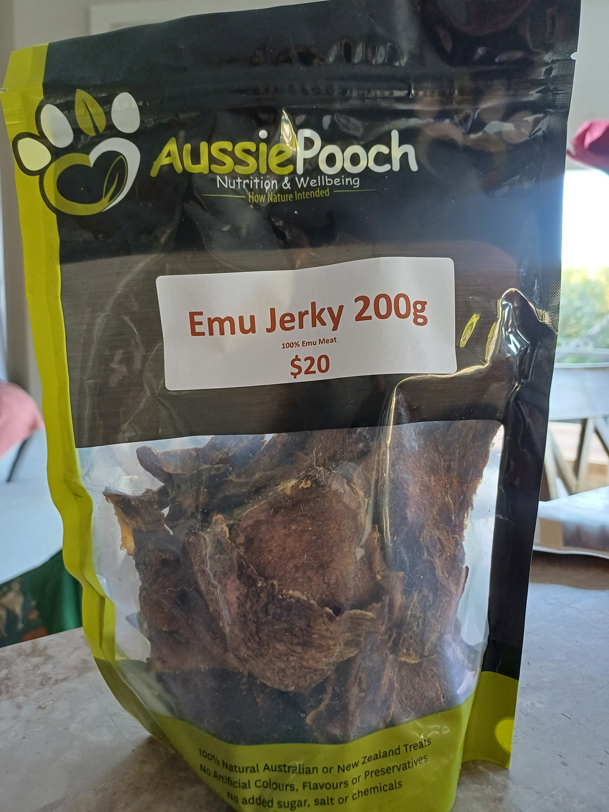 Emu Jerky - 200g – Fluffy Face